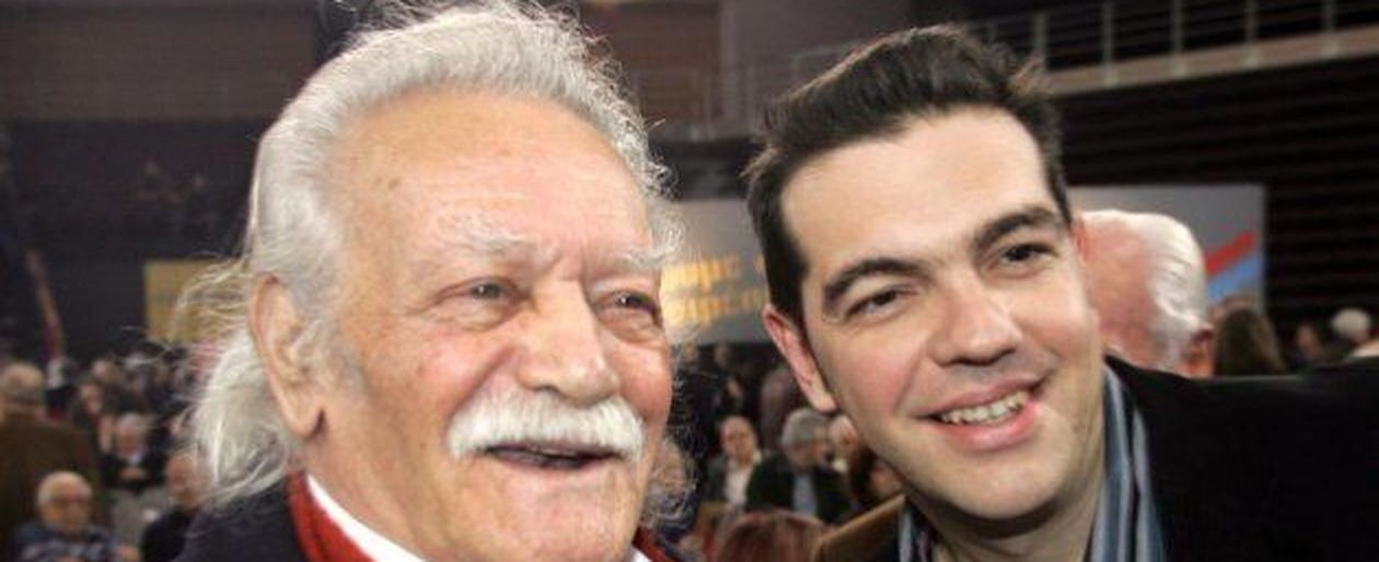 Grecia, Manolis Glezos (eroe della resistenza ellenica) attacca Alexis ...
