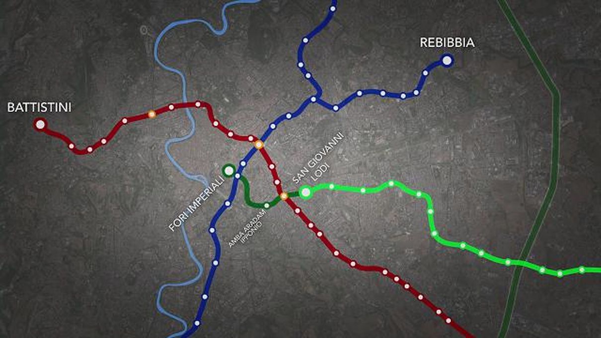 La metro C di Roma è pronta: la prima corsa prevista in autunno ...
