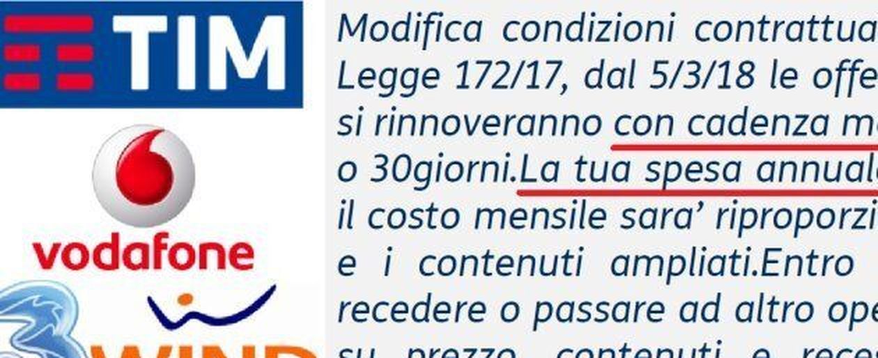 Gli operatori telefonici si adeguano alla tariffazione mensile ma con ...