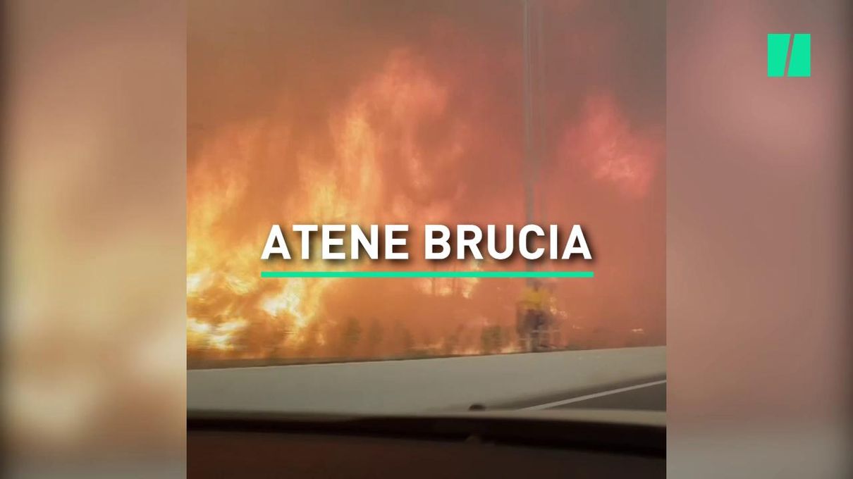 Atene brucia: 60 morti nell'incendio più grande degli ultimi decenni ...