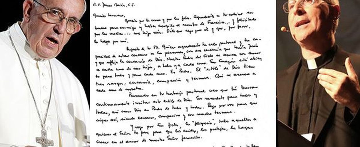 Il papa scrive una lettera di sostegno a padre James Martin, difensore ...