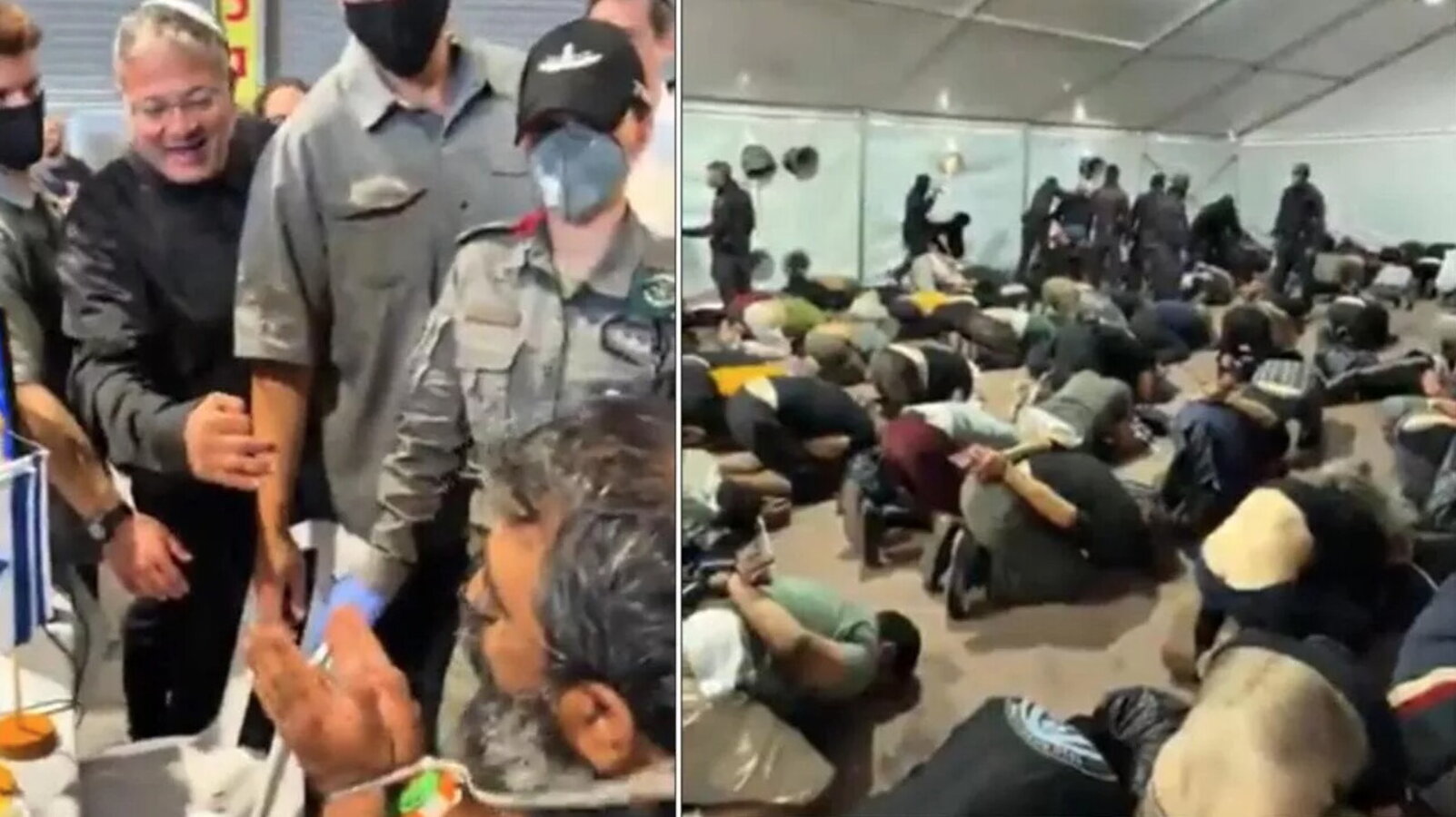 Attivisti della Flotilla bendati e ammanettati, Ben Gvir li deride ...