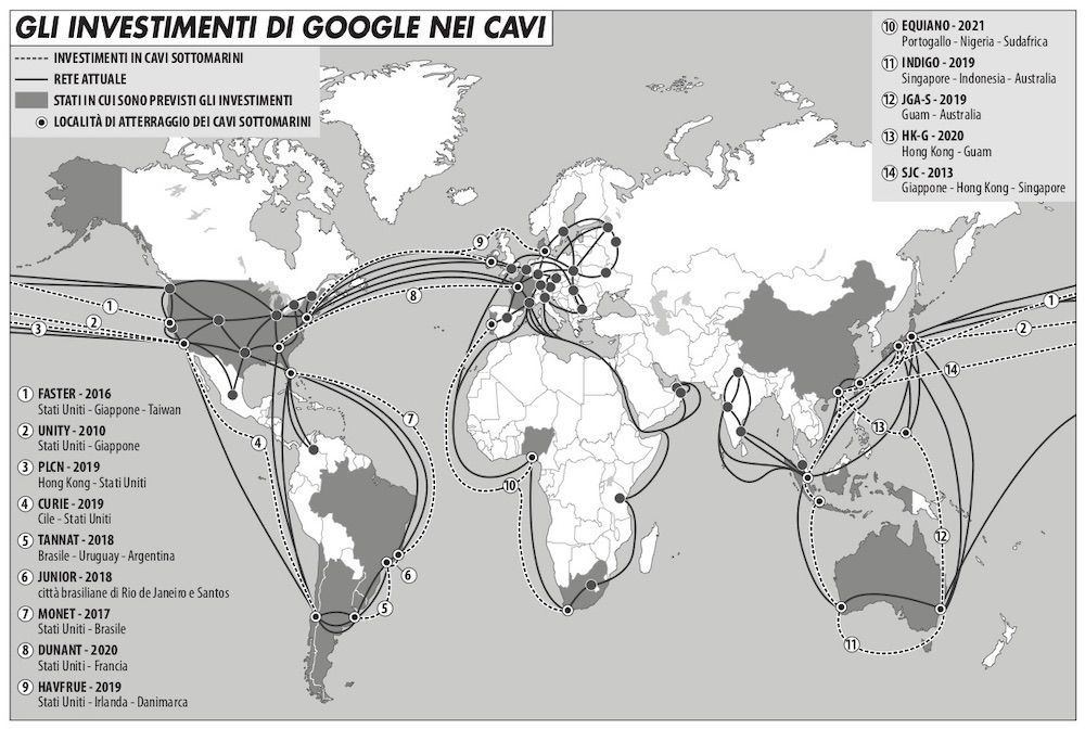 GLI IMPERI DEI CAVI SOTTOMARINI - Limes