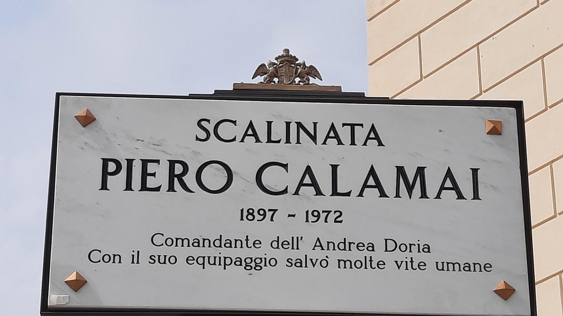 Andrea Doria, la scalinata più bella di Genova intitolata a Piero ...
