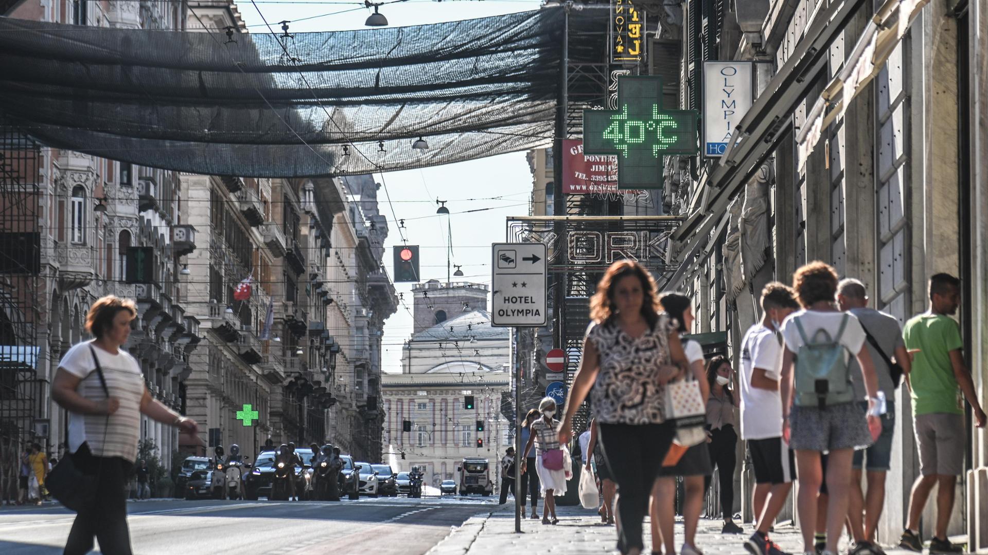 Ondate di calore in Liguria, a Genova il bollino rosso prolungato fino ...