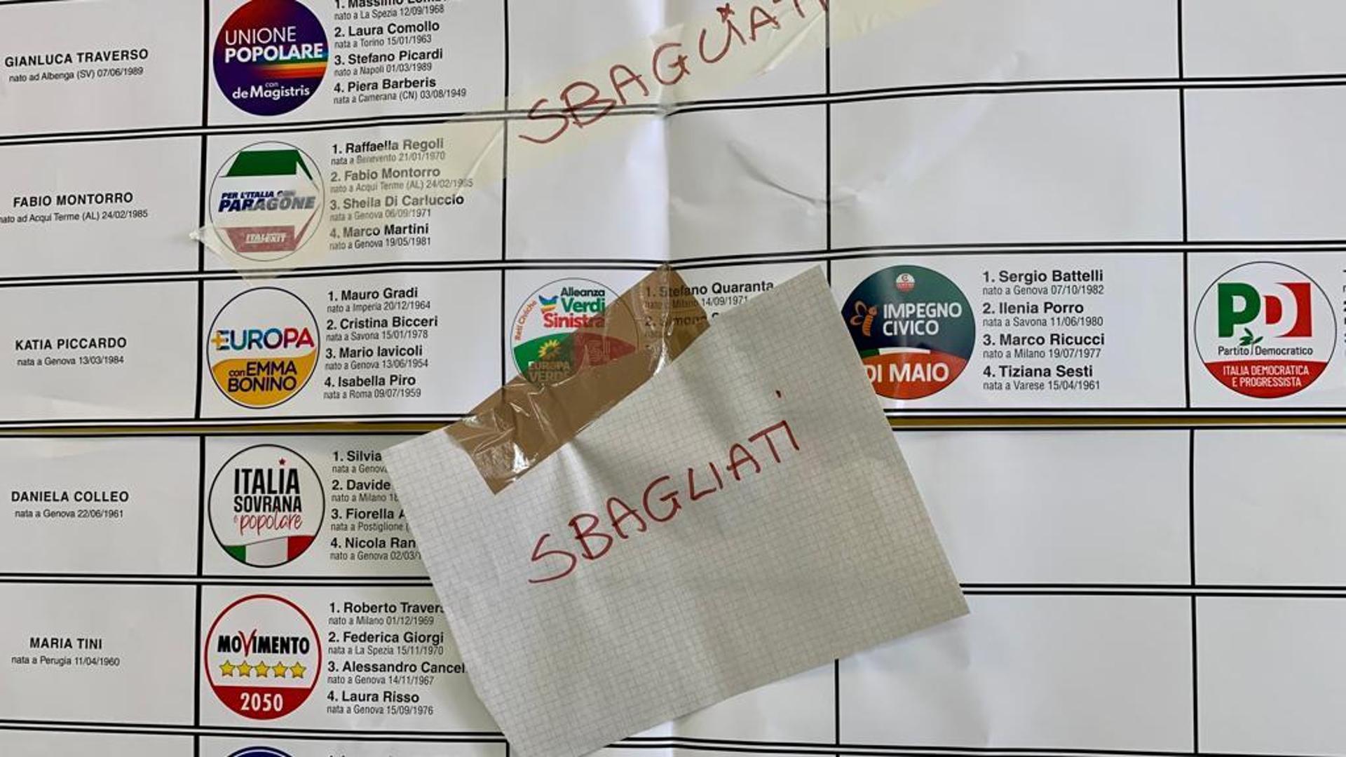 Genova, clamoroso errore nei seggi della scuola Garaventa-Don Gallo ...