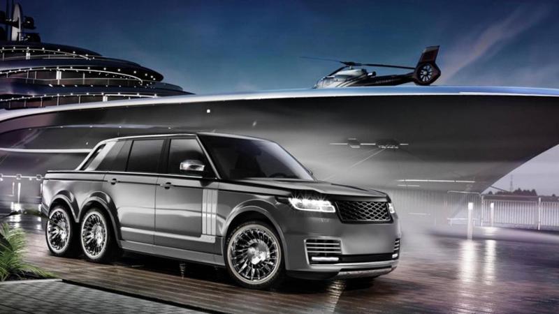 Range Rover SLT, il tender “terrestre” ha finiture in porcellana e sei ...