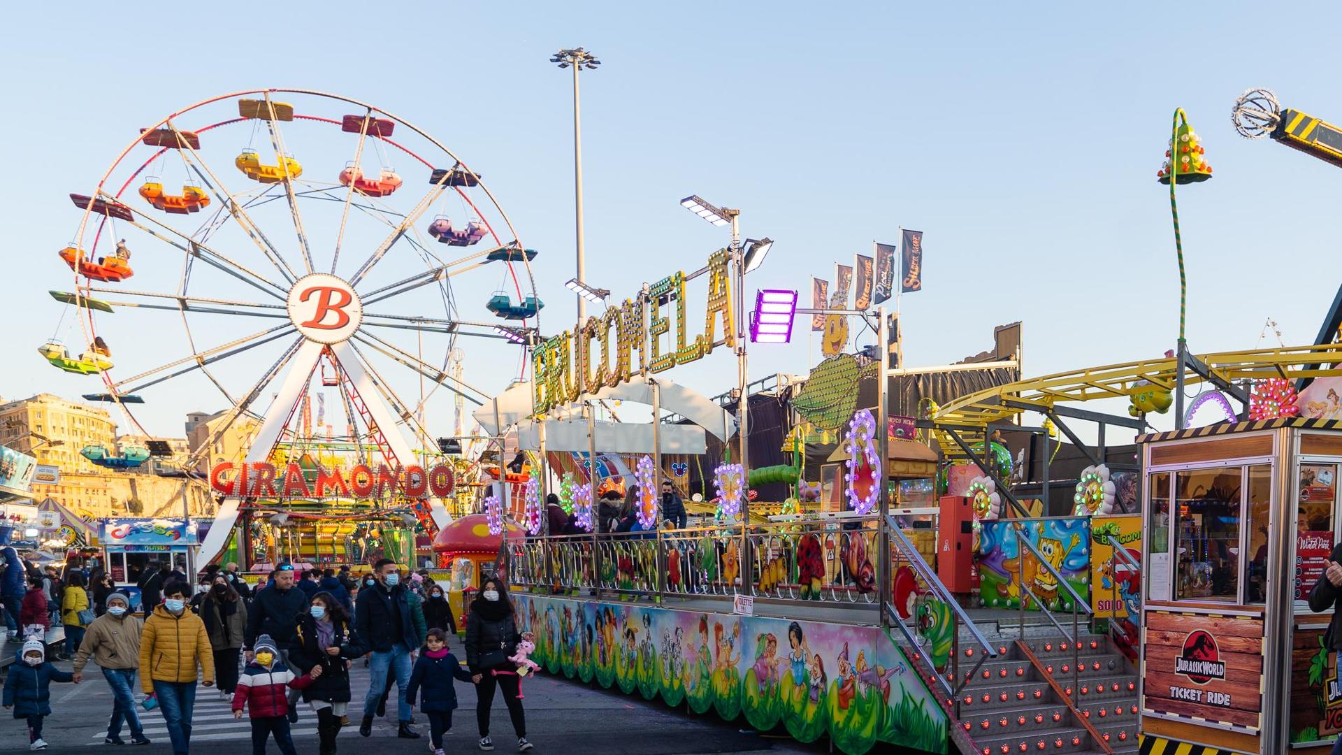 Genova, torna il piazzale Kennedy il Luna Park più grande d'Europa - Il ...