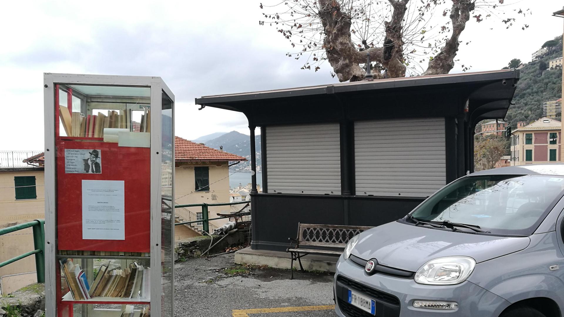 A Camogli nasce la cabina per lo scambio dei libri - Il Secolo XIX
