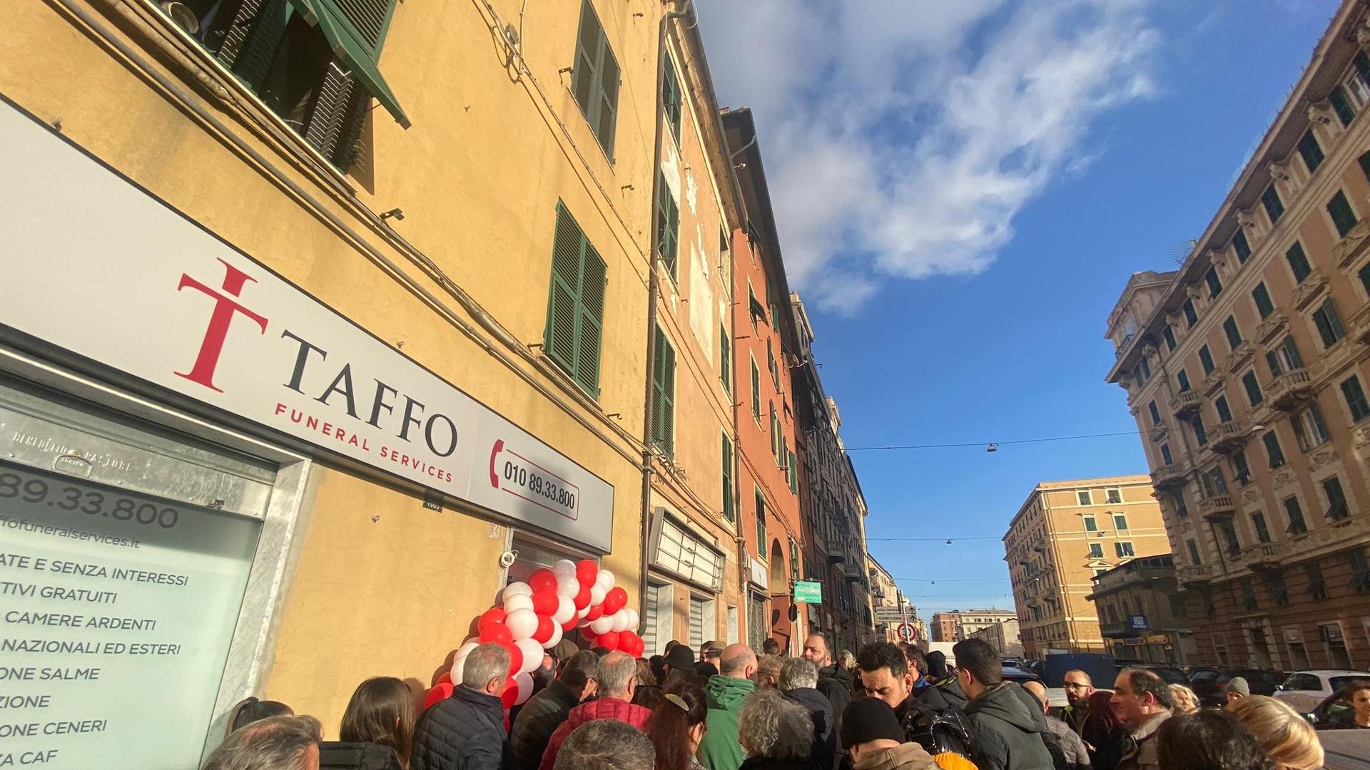 Genova, inaugurazione per l’agenzia funeraria Taffo: la sede in via ...