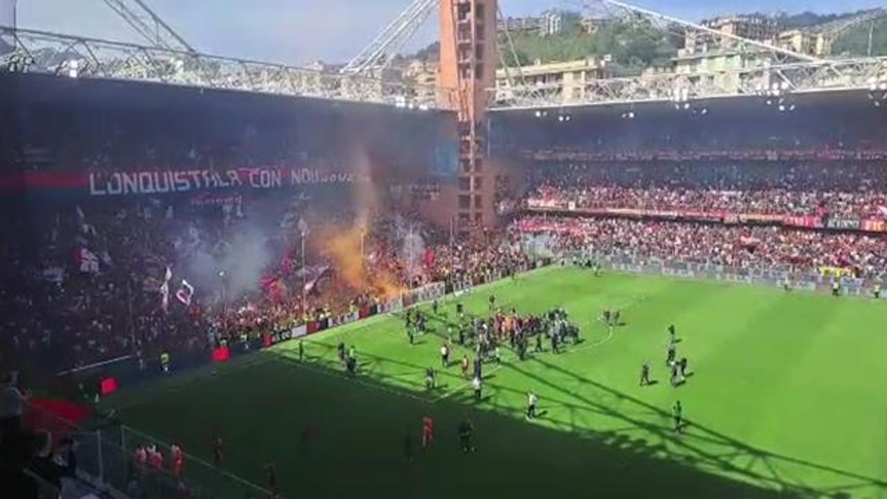 Genoa, la festa al Ferraris con la maglietta "Only One year" - Il ...
