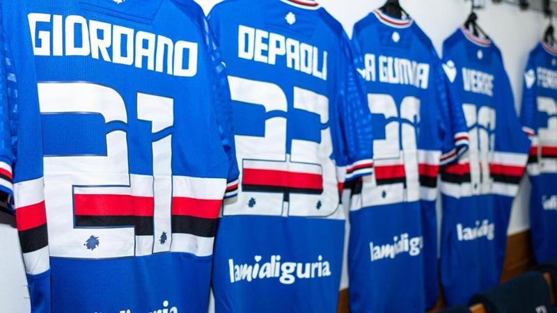 Il logo “La Mia Liguria” della Regione sulle maglie di Genoa, Sampdoria ...