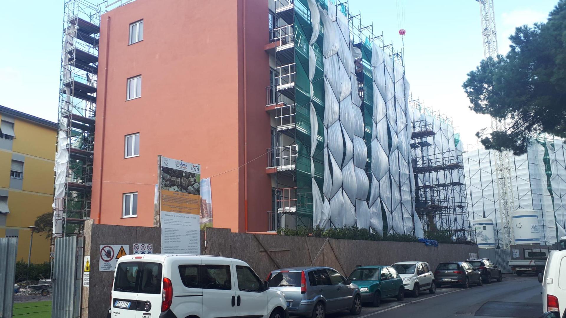 La Spezia, sopralluogo alle nuove palazzine Arte del quartiere di ...