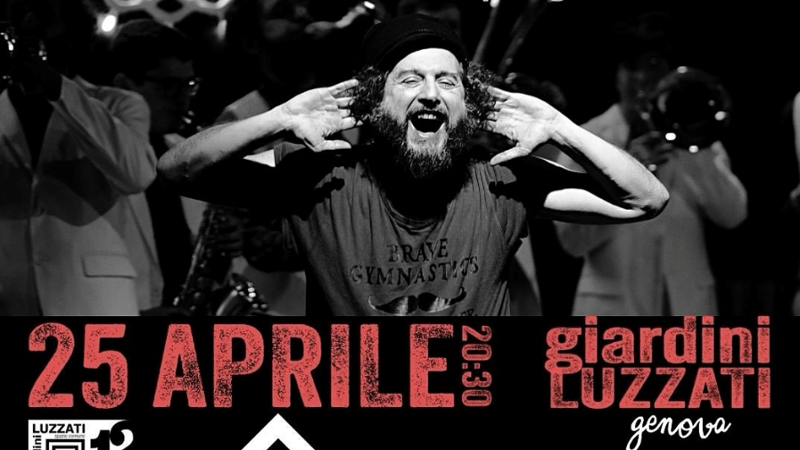 Vinicio Capossela in concerto ai giardini Luzzati a Genova per il 25 ...