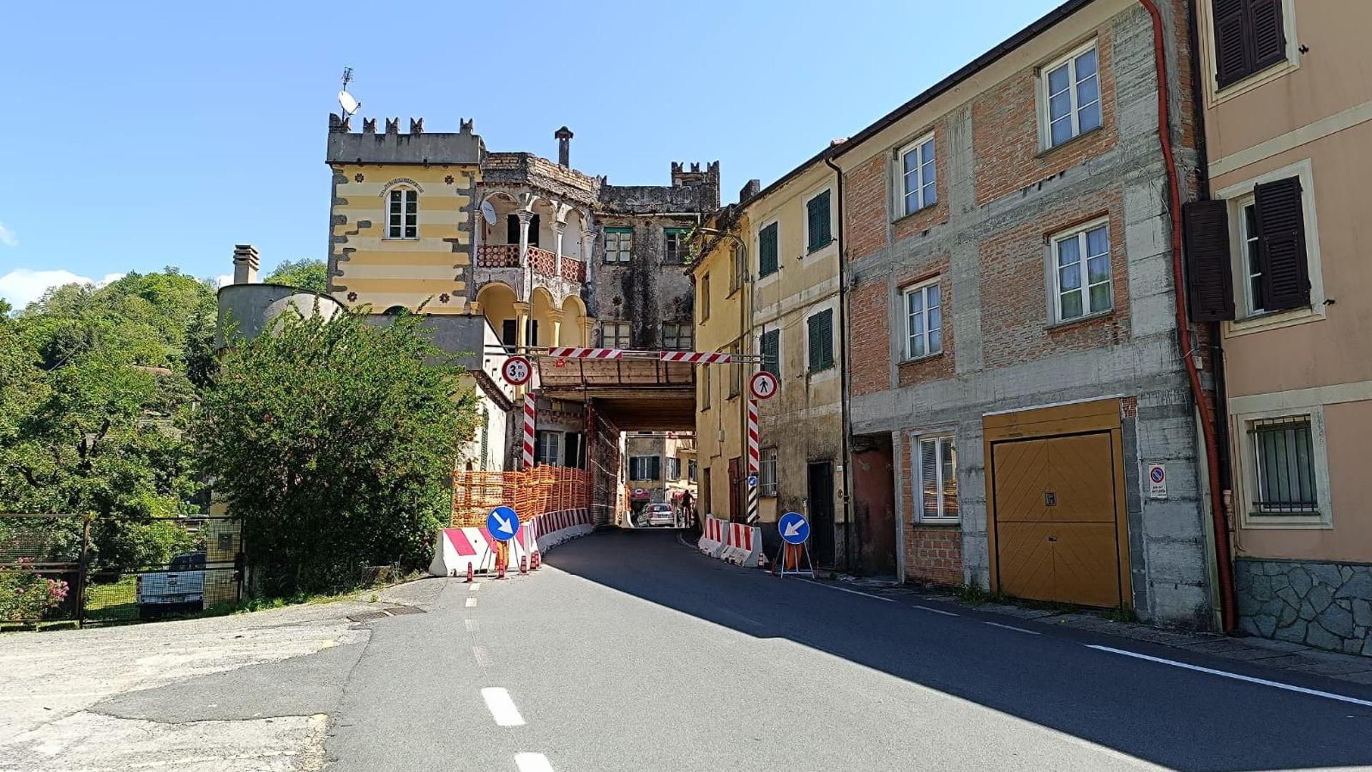 Mezzanego, demolizione del voltino. Conto alla rovescia sulla 586 - Il ...