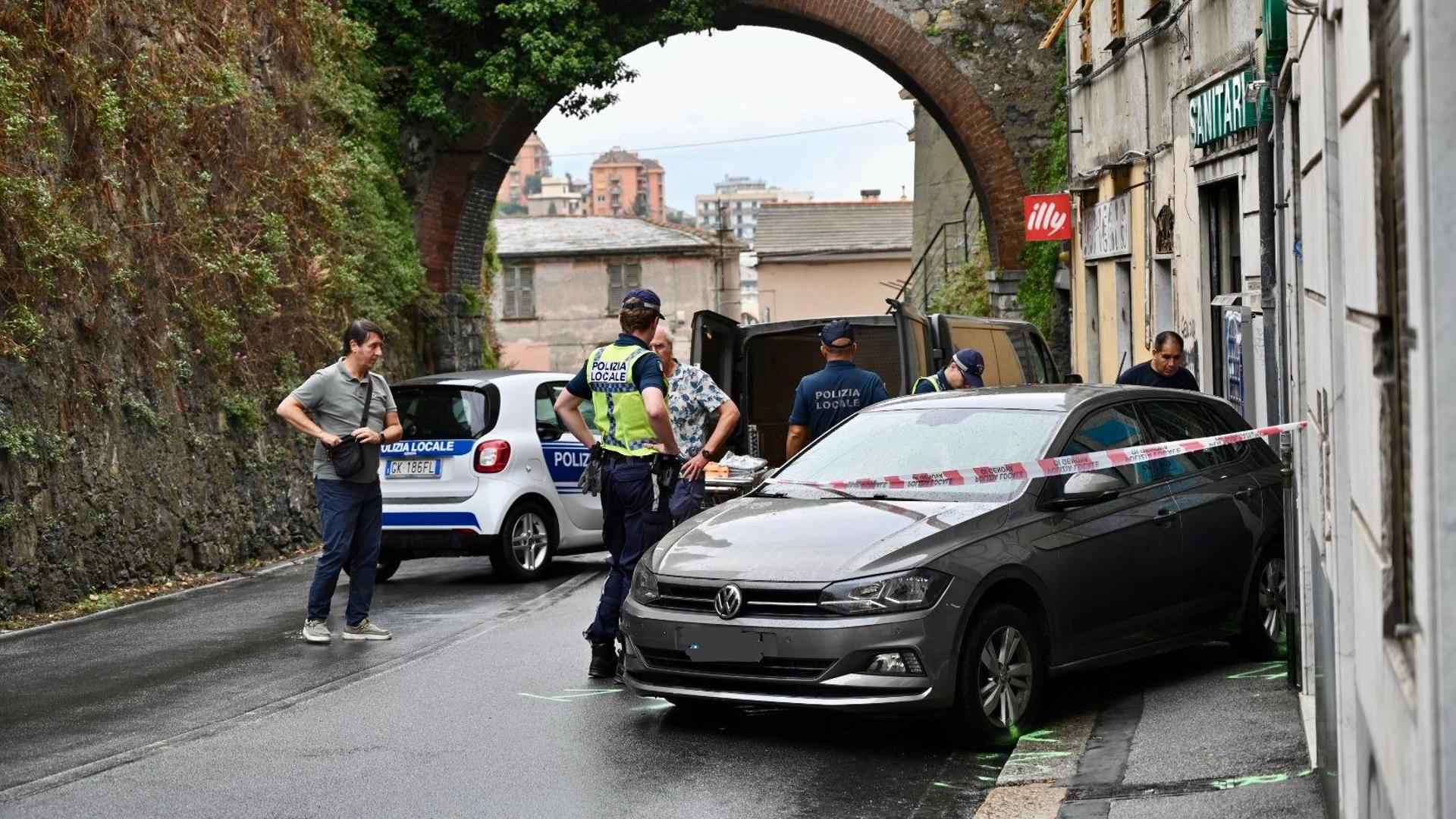 Investimento mortale a Genova, il luogo della tragedia - Il Secolo XIX