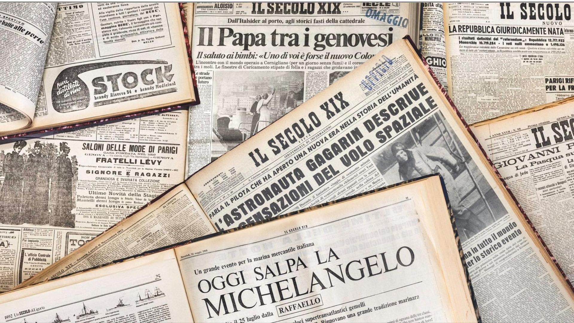 Salvato l’archivio storico, ora Il Secolo XIX si racconta - Il Secolo XIX