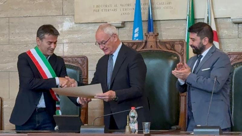 Cagliari celebra Claudio Ranieri cittadino onorario. L’ex tecnico Samp ...