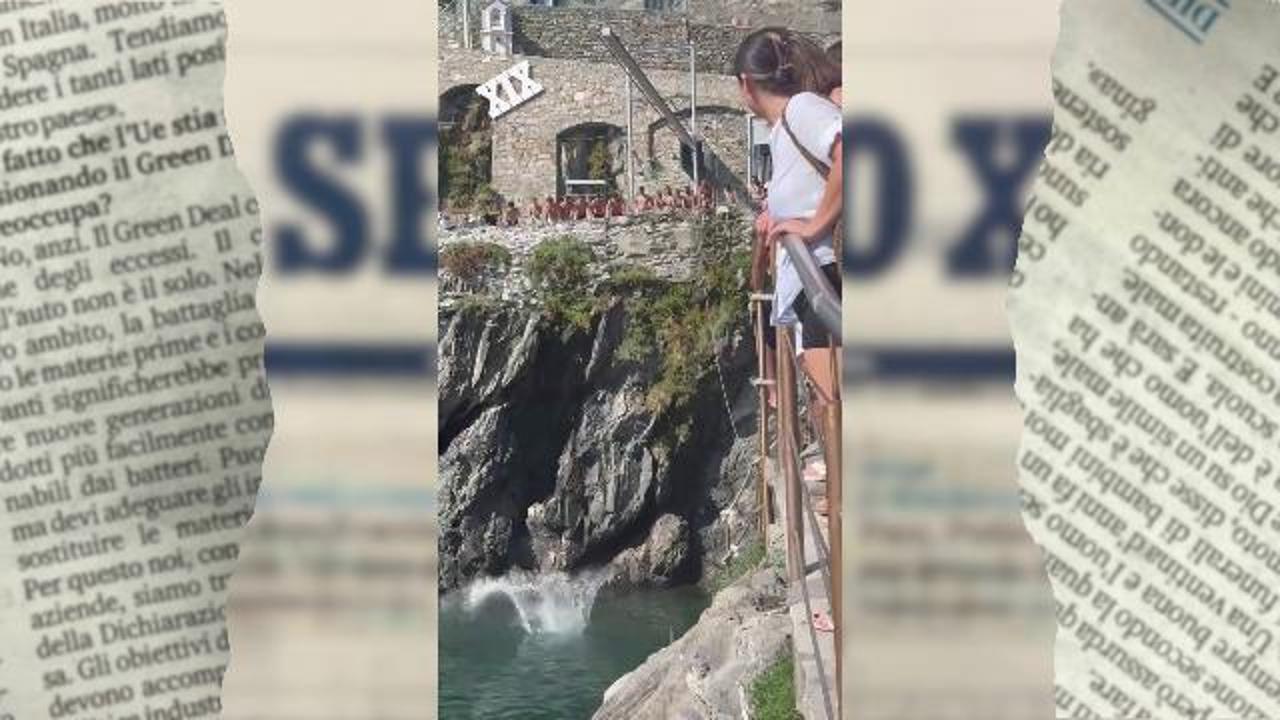 Allarme a Manarola: "Tuffi dagli scogli troppo pericolosi" - Il Secolo XIX