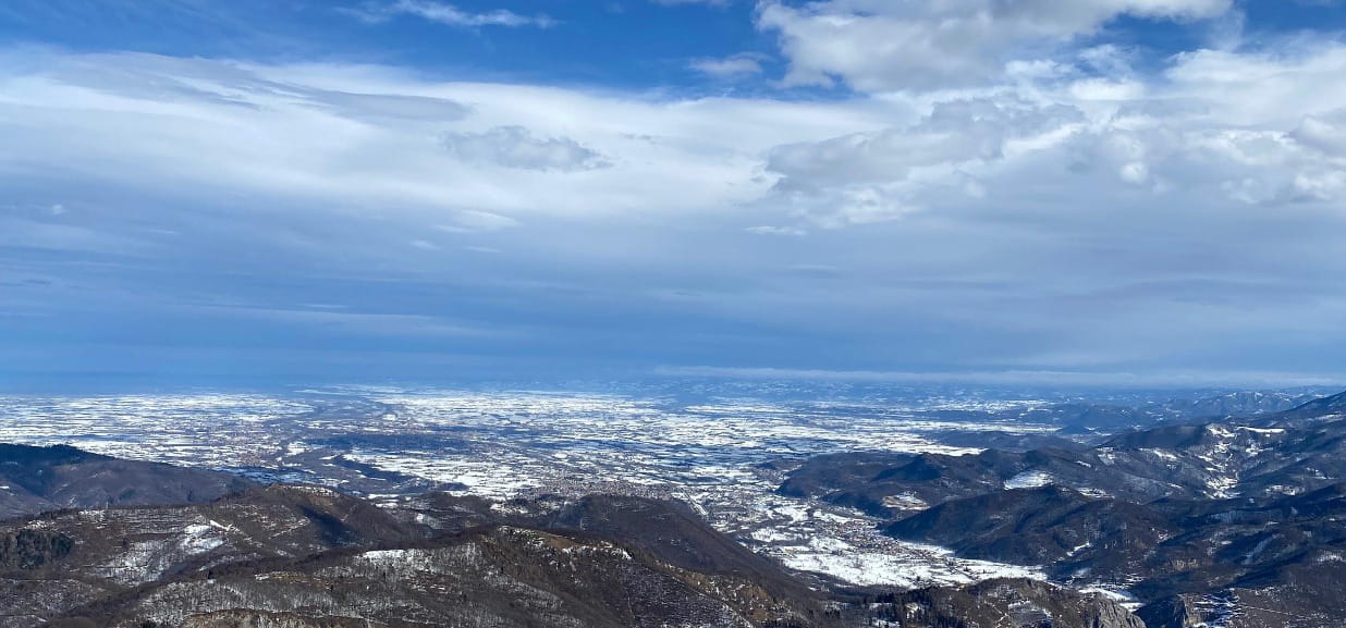 Dopo lo spettacolo della neve rossa due giorni di sereno e weekend ...