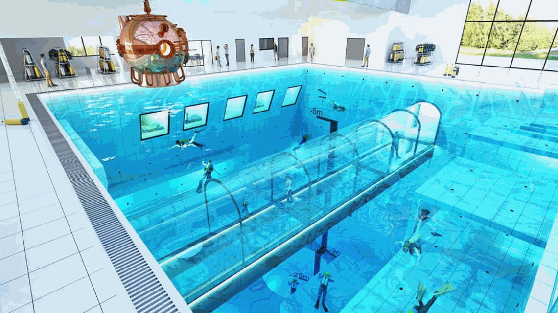 La Polonia sfida l’Italia progettando la piscina più profonda al mondo ...