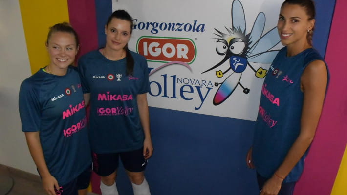 Volley, il primo giorno a Novara per Hancock, Vasileva e Mlakar: “Igor ...
