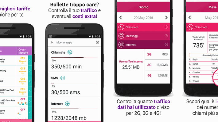 Confronta le offerte mobile di Tim, Vodafone, Wind e 3 con l'app di ...