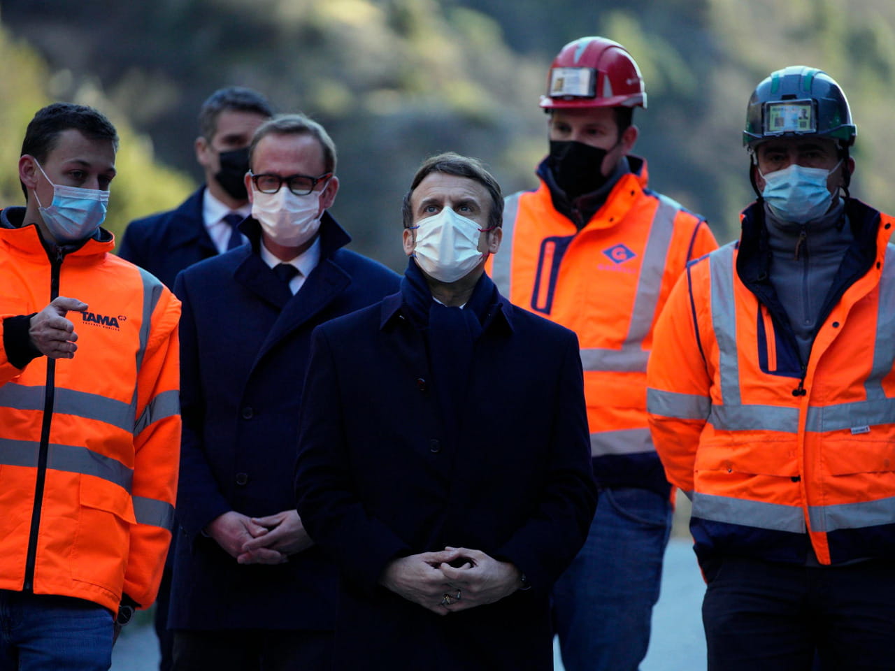 Il presidente della Repubblica francese Macron in visita a Tenda - La ...