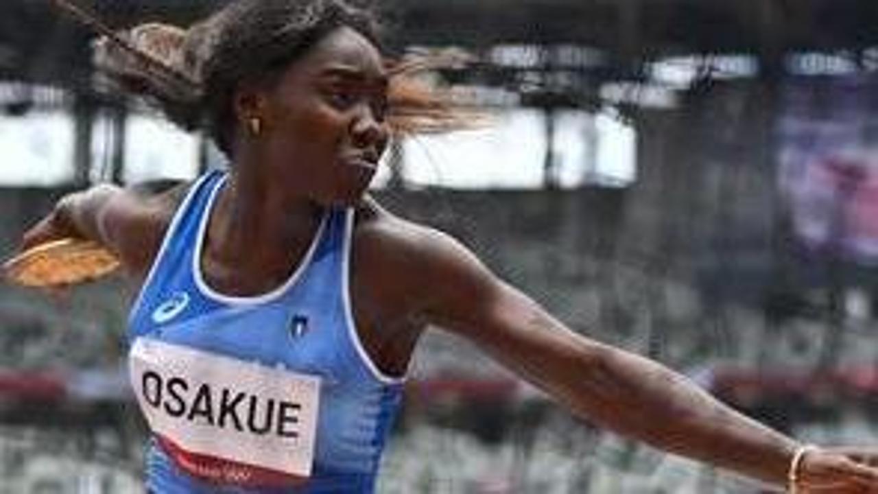L’azzurra dell’atletica Daisy Osakue in pedana al Meeting di Primavera ...