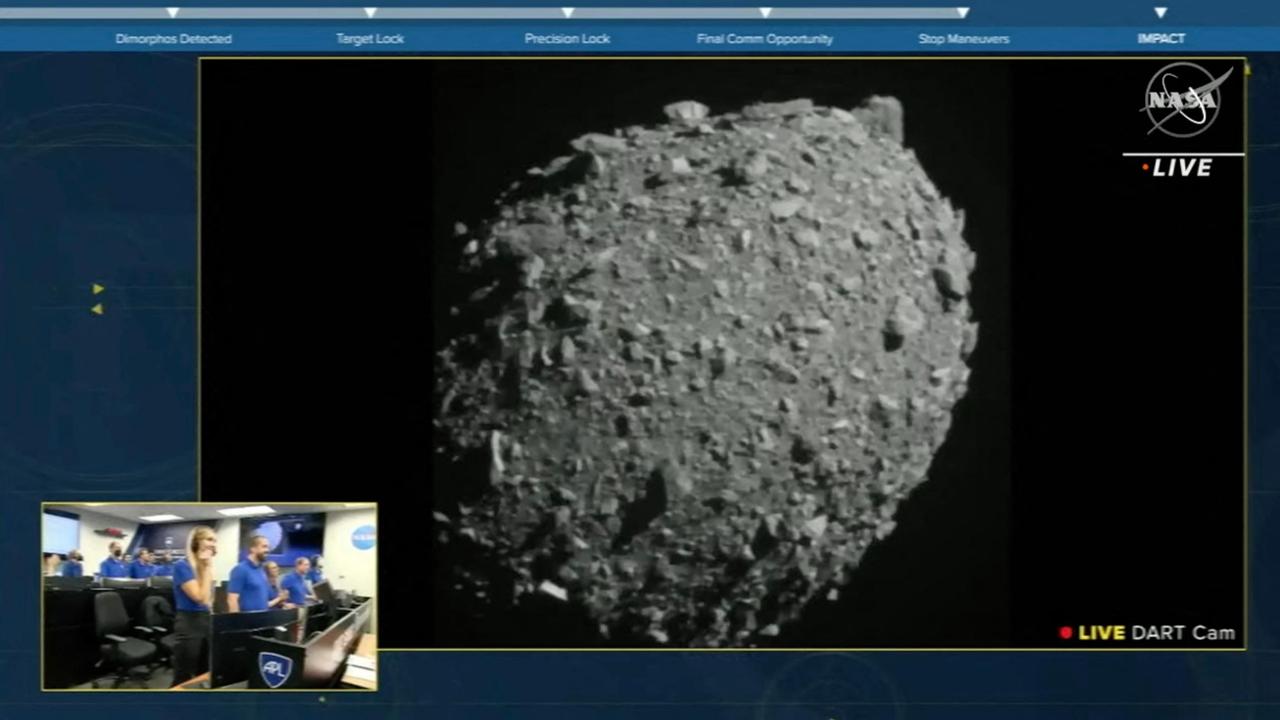 Sonda Dart colpisce l'asteroide Dimorphos: riuscito il test della Nasa ...