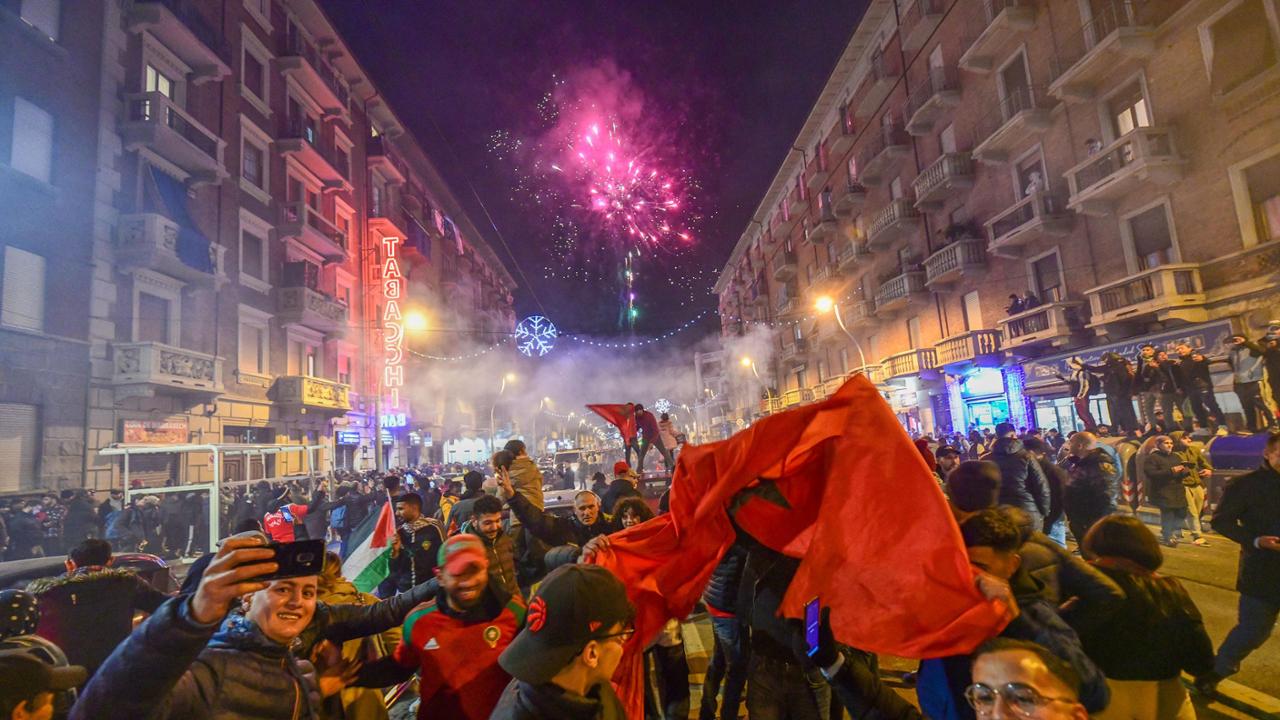 Da Alessandria a Novi Ligure: la festa dei tifosi marocchini per il ...