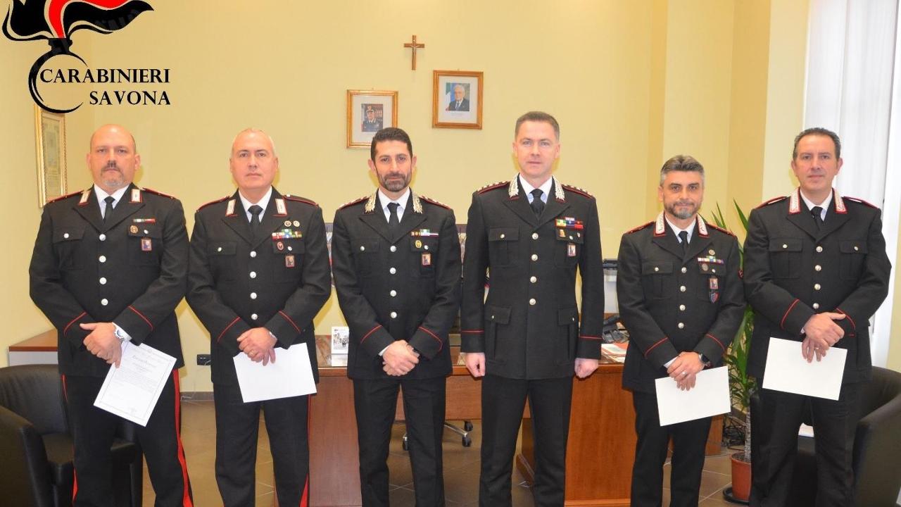 Sventarono rapina in banca a Loano: premiati quattro carabinieri - La ...