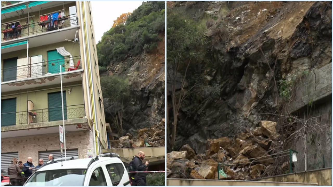 Frana a Genova, gli abitanti: "Sembrava il terremoto". Evacuata una ...