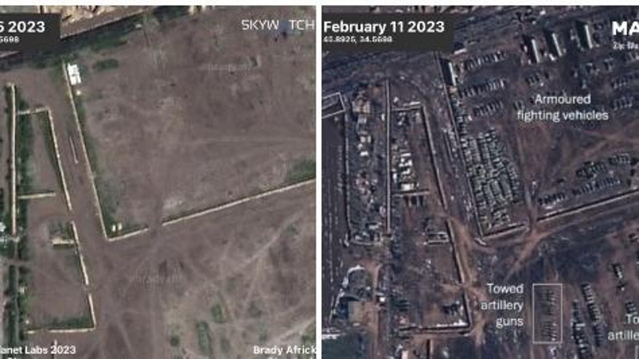 Ecco le nuove immagini satellitari: i russi svuotano la più grande base ...