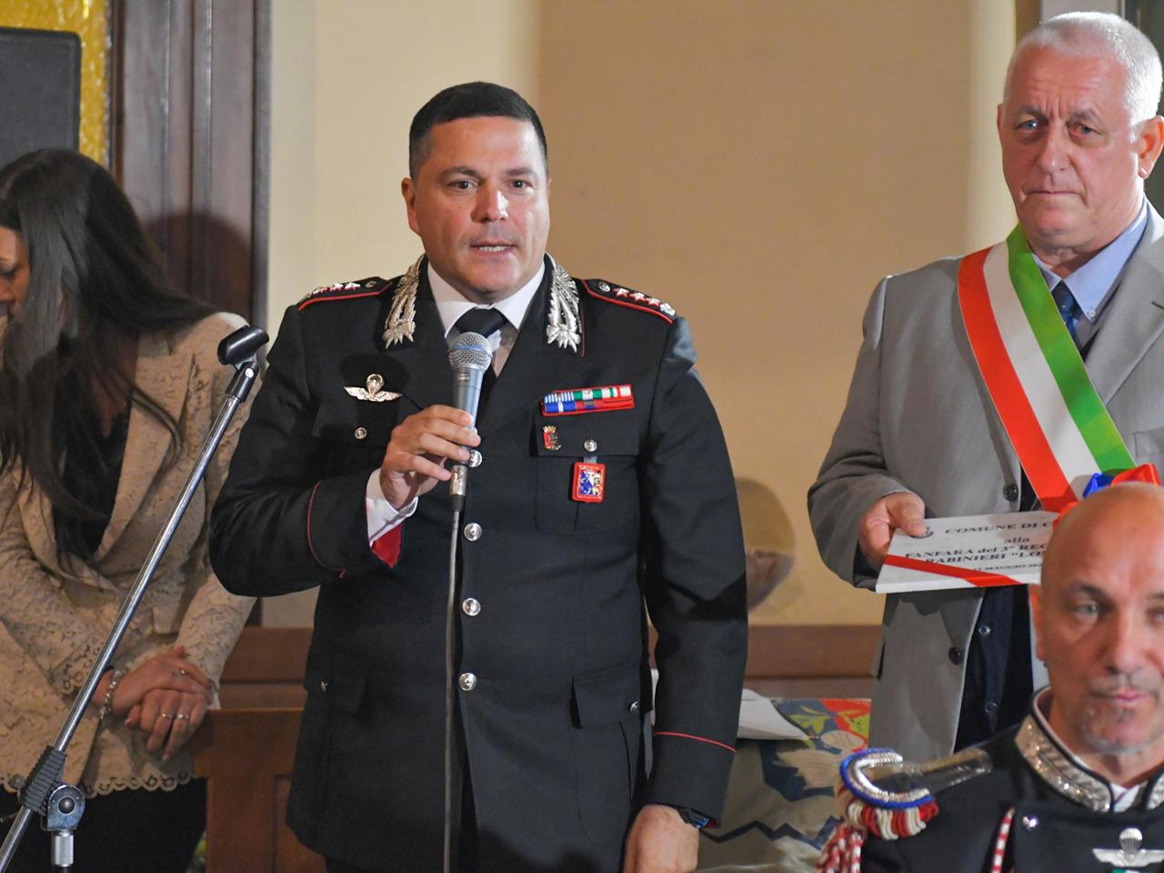 La fanfara del 3° reggimento carabinieri «Lombardia» nella chiesa di ...