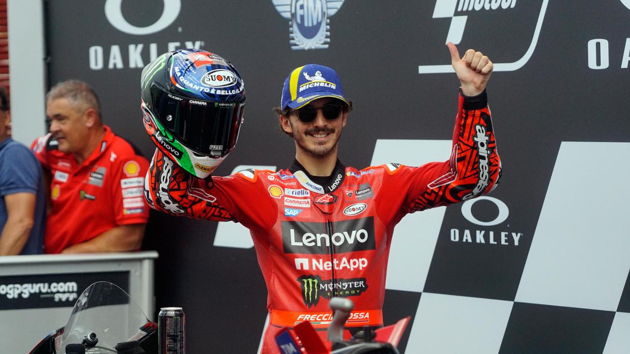 MotoGp, Pecco Bagnaia vince la sprint race al Mugello: tre Ducati sul ...