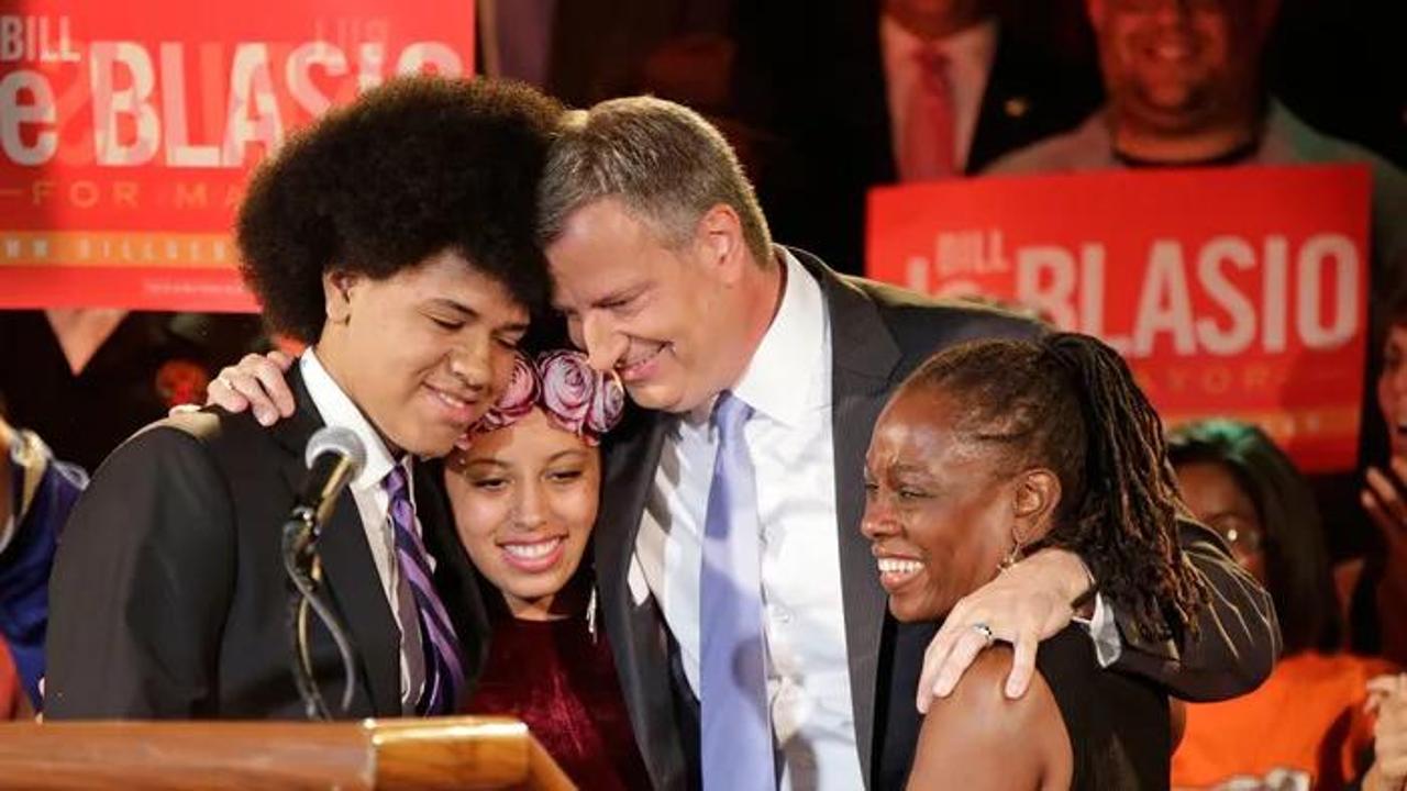 Bill de Blasio e sua moglie Chirlane che dopo 29 anni hanno finito di ...