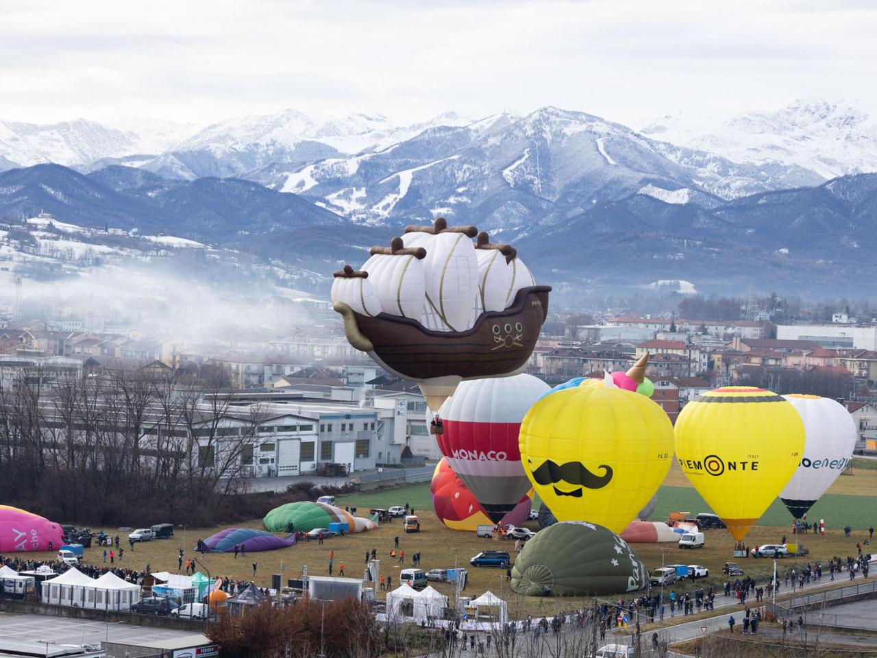 Le mongolfiere regine dell'aria al Raduno dell'Epifania a Mondovì - La ...