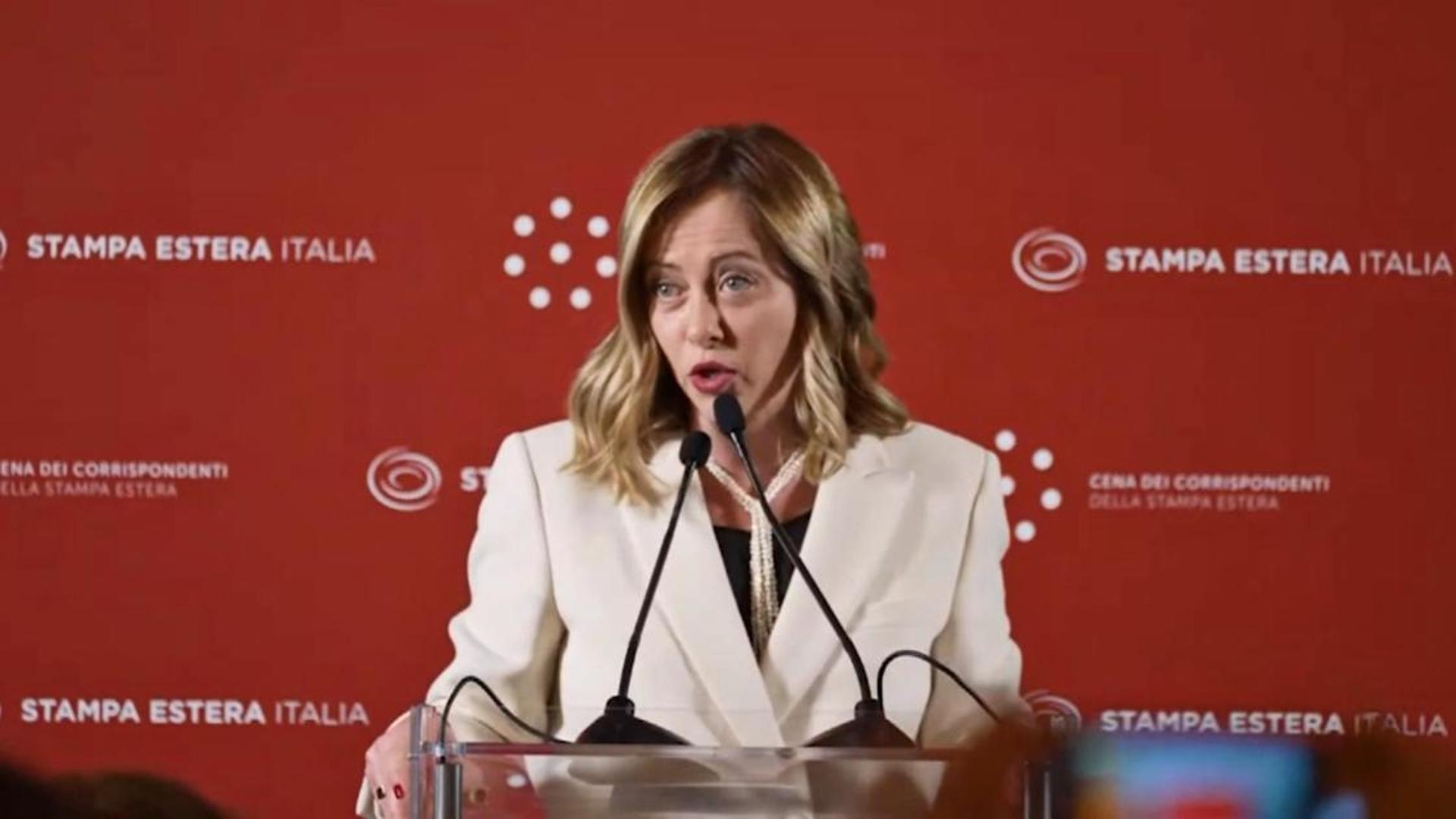 Meloni alla cena della Stampa estera: “Ho perso le elezioni" - La Stampa