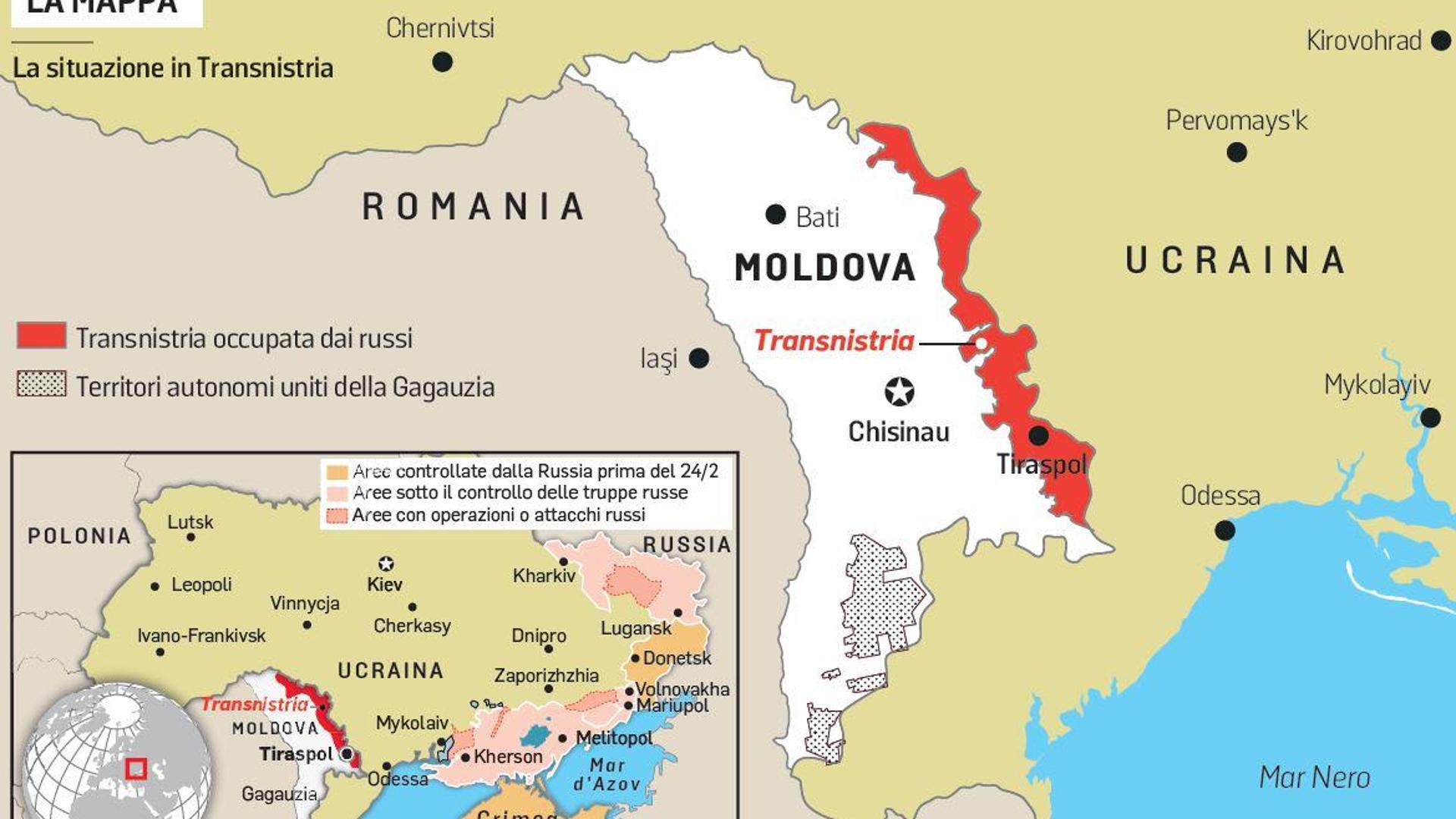 Putin adesso punta alla Moldova, perché e cosa sta succedendo - Il ...