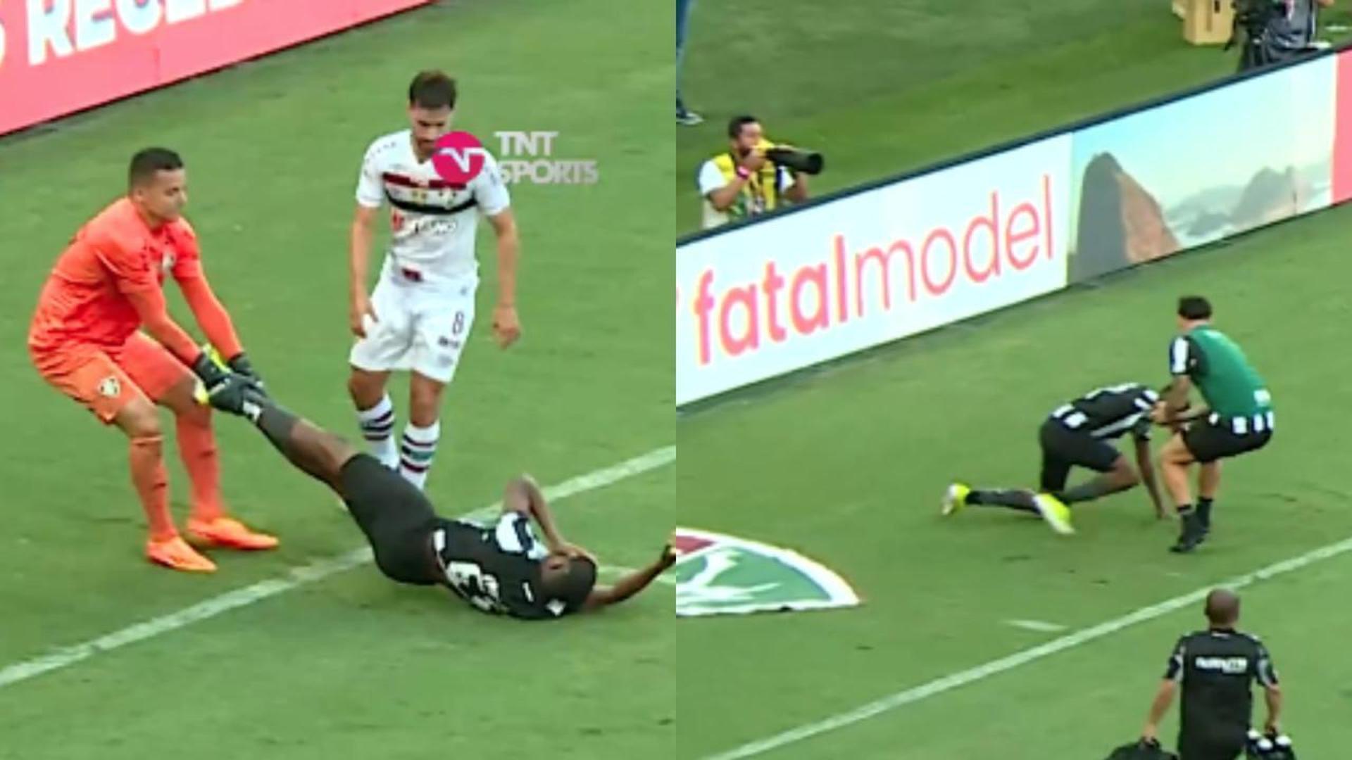 Fluminense-Botafogo, l’esilarante tira e molla con il calciatore ...