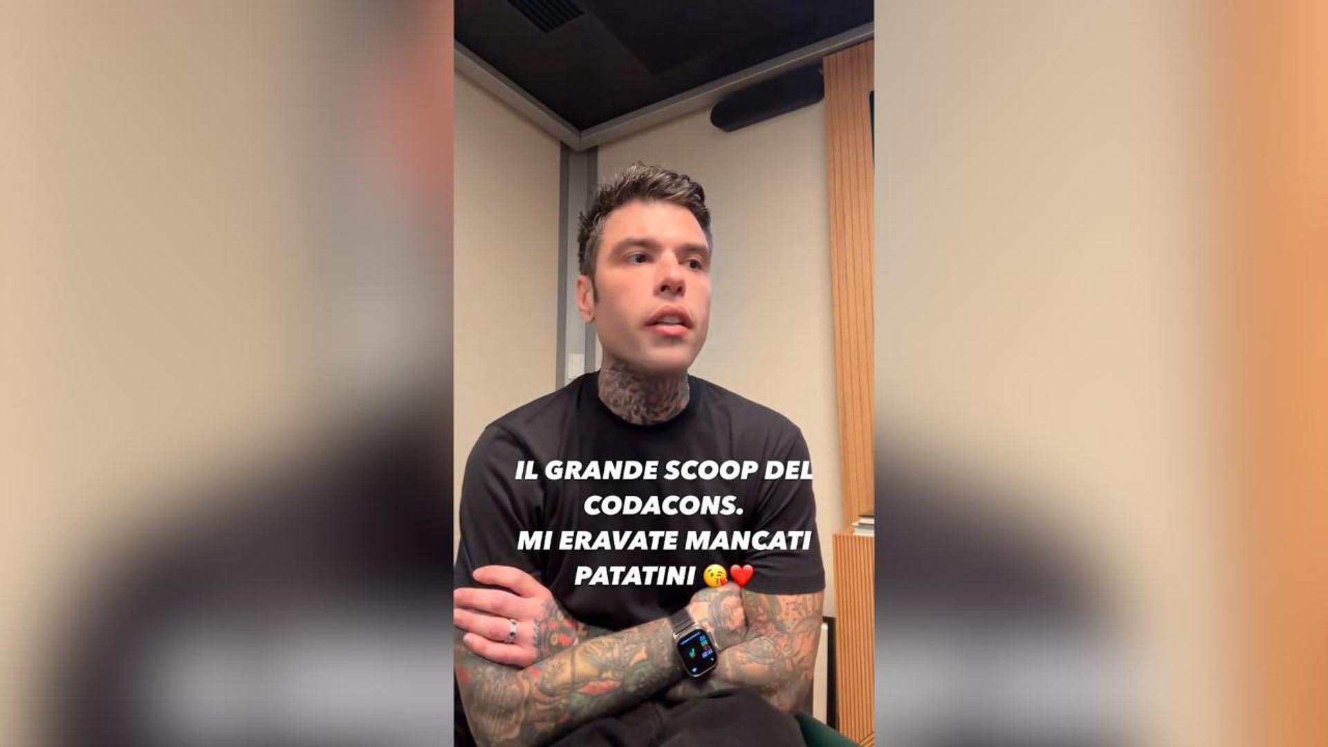 La replica di Fedez al Codacons: "Io nullatenente? Frasi ...