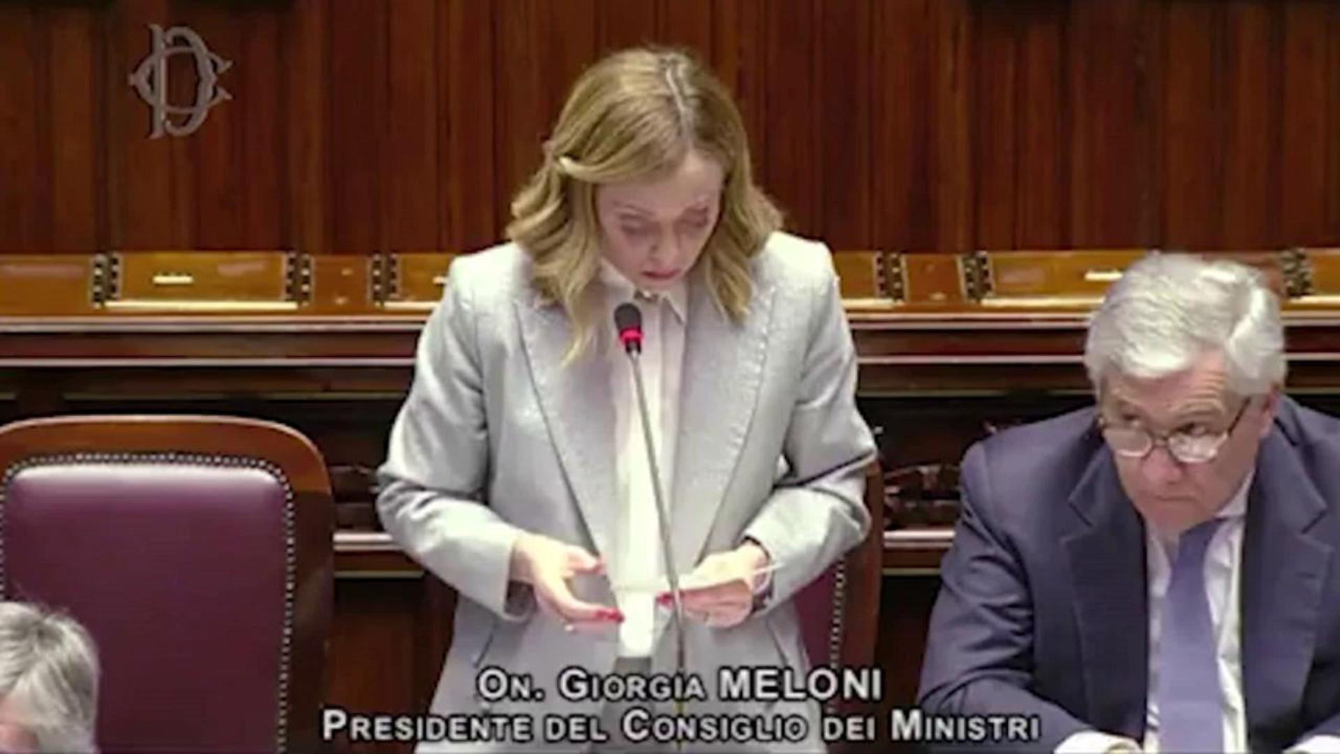 Camera, Meloni al Pd: "Calma ragazzi, vi vedo nervosi" - La Stampa