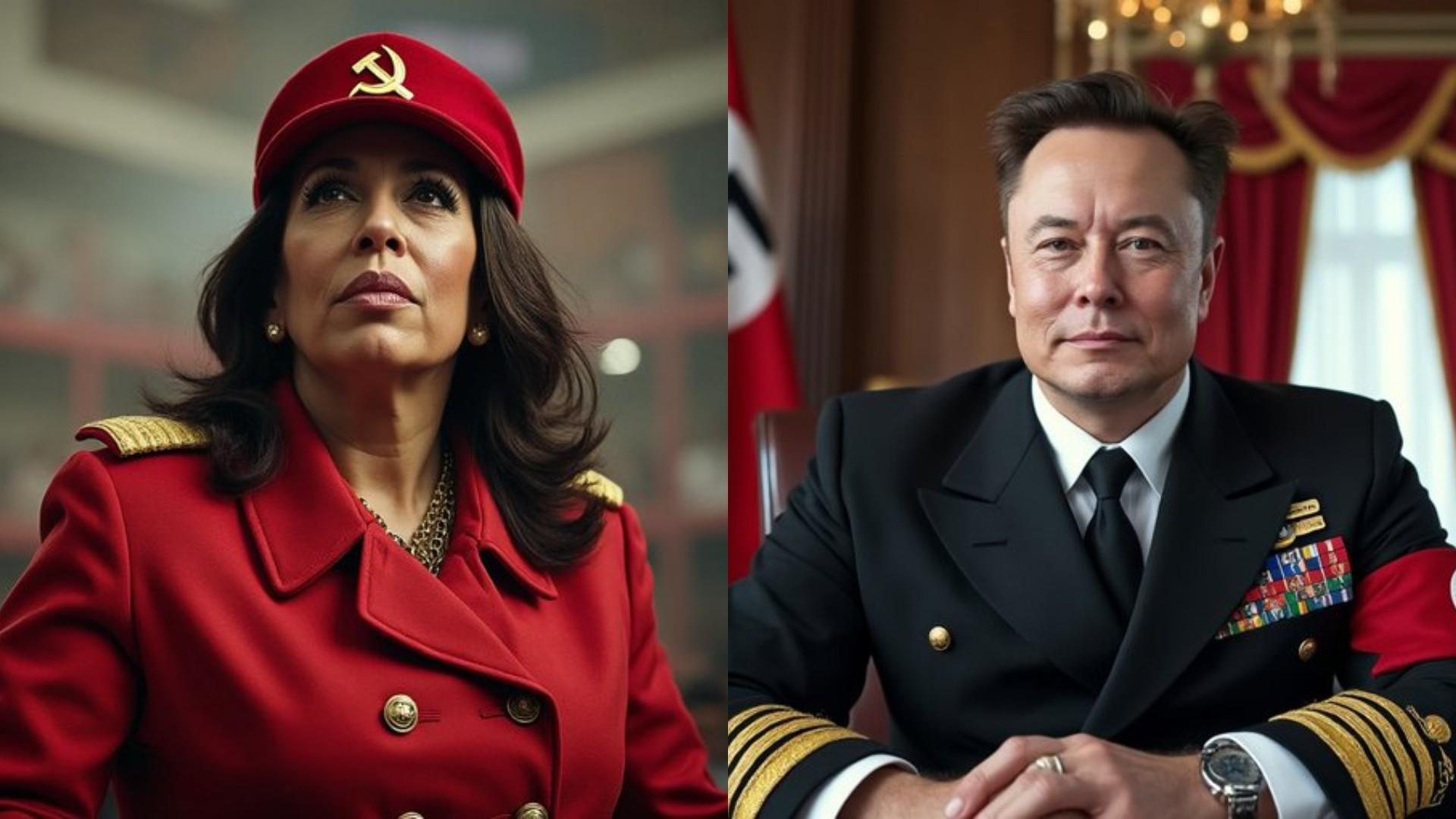 Foto fake e campagna elettorale Usa: Musk trasforma Kamala Harris in ...