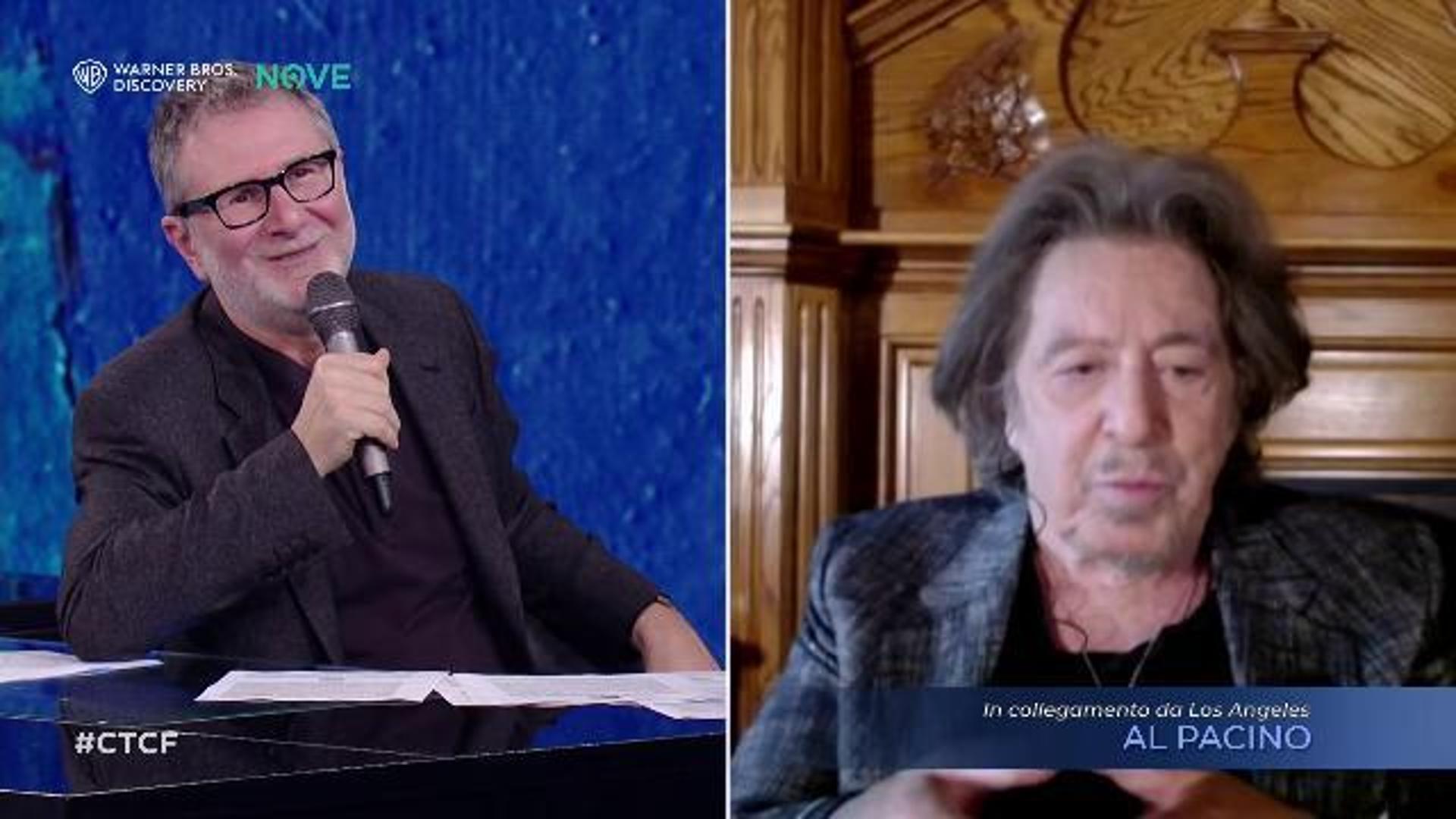 "Che tempo che fa", Al Pacino ricorda il suo primo incontro con Marlon ...