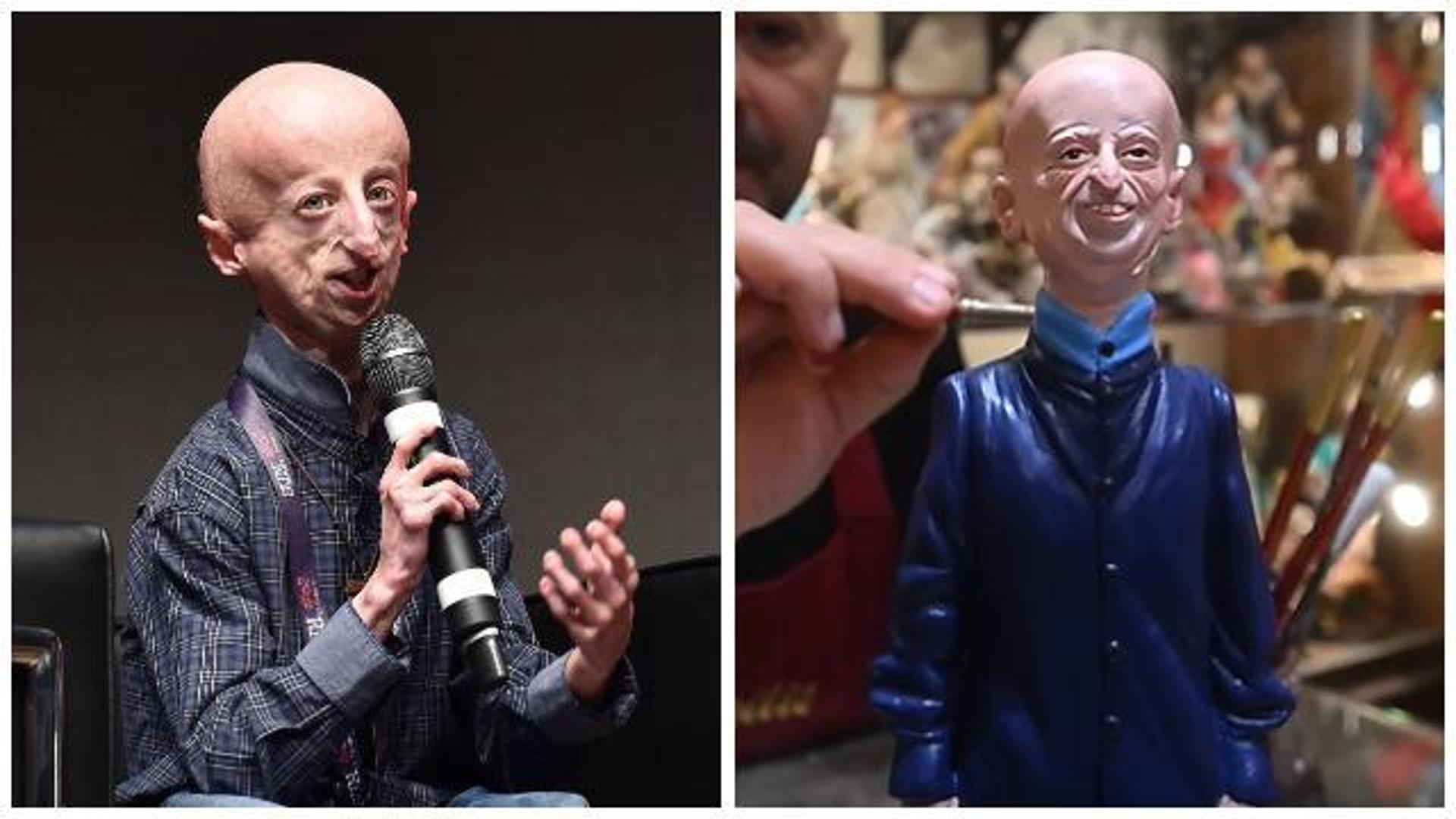 Sammy Basso nel presepe napoletano: il tributo con la statuina in San ...