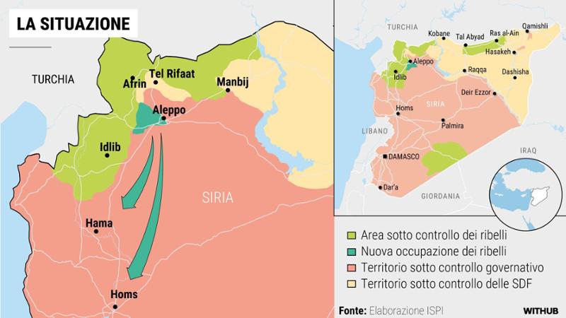 Siria, Aleppo in mano ai ribelli. Le news di oggi primo dicembre - La ...