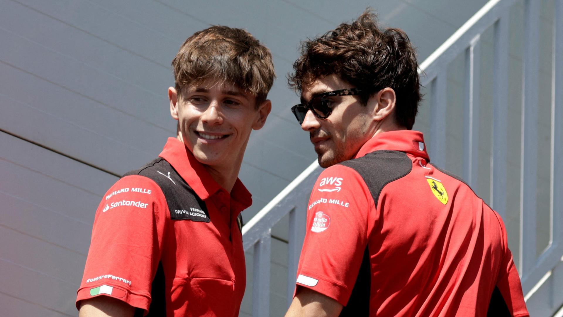 F1, storica Ferrari: i fratelli Leclerc insieme ad Abu Dhabi - La Stampa