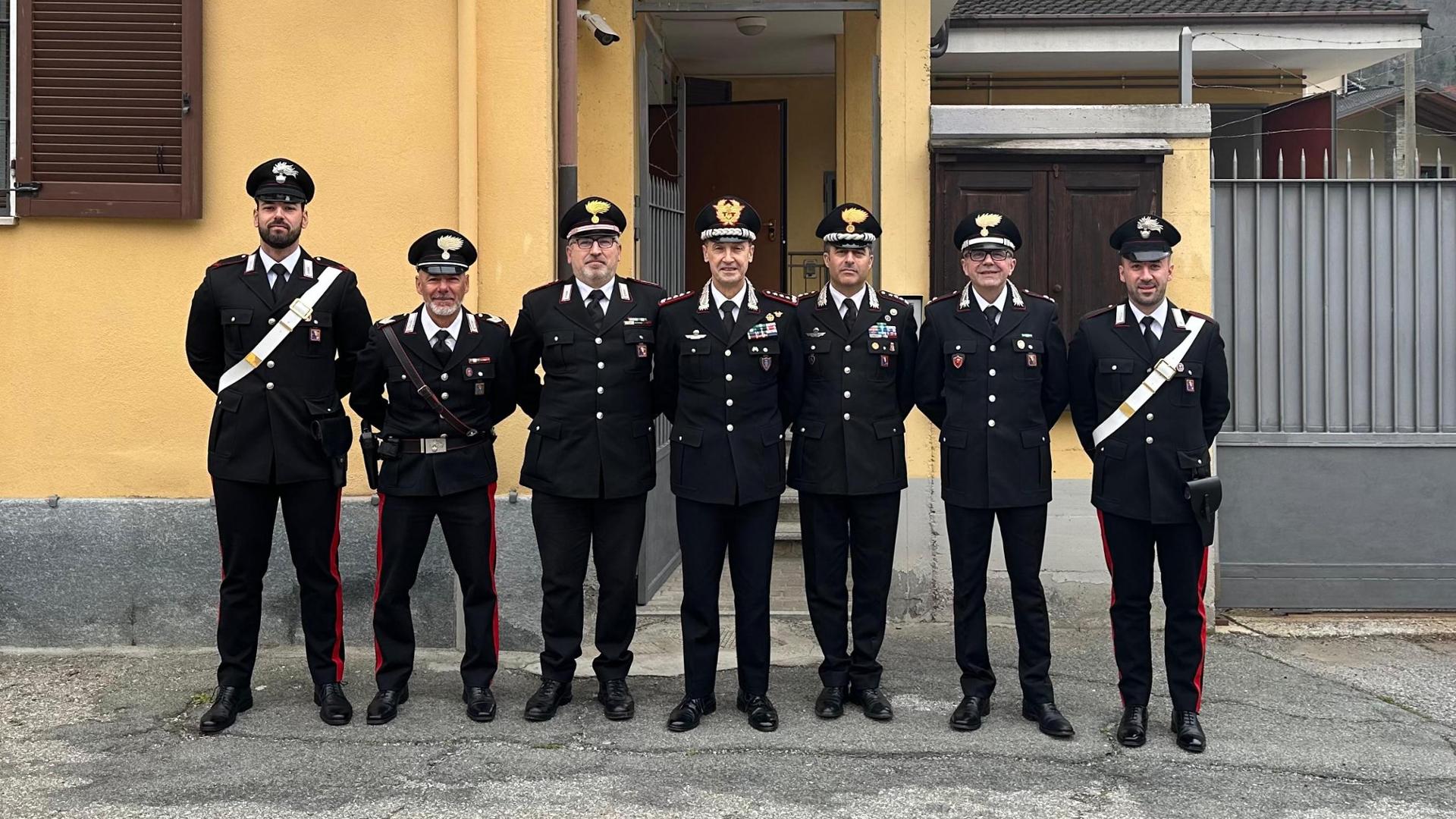 Il generale Galletta in visita alle stazioni dei carabinieri di San ...