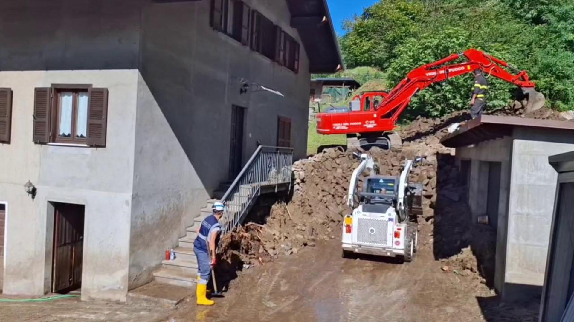 Varzo, continua la messa in sicurezza dopo le esondazioni dei torrenti ...
